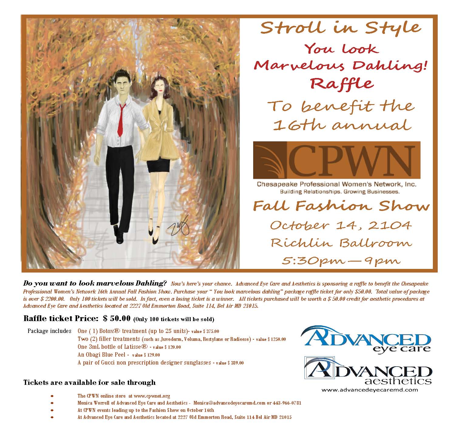 Raffle Flyer Fashion Show